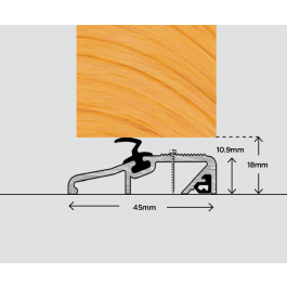 EXITEX SLIMLINE THRESHOLD SLT 914MM MILL